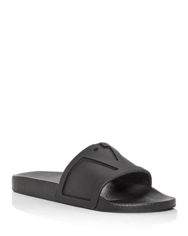 Valentino Garavani Coolside Vlogo Slides - Black