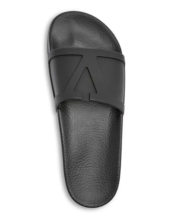 Valentino Garavani Coolside Vlogo Slides - Black