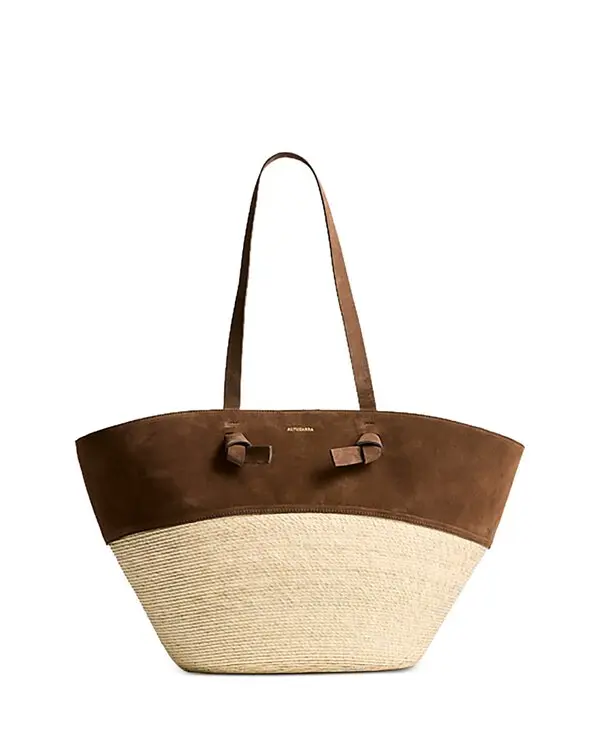 Altuzarra Knot Large Basket Tote - Chocolate