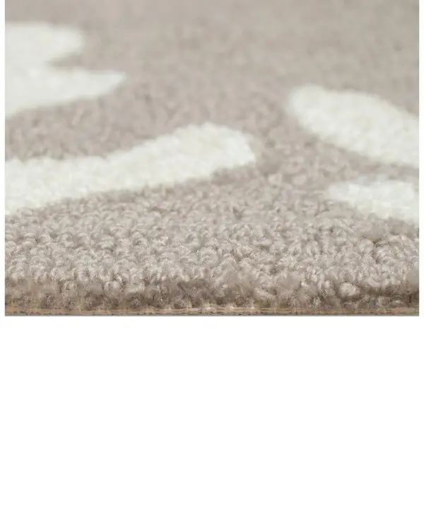 LUSH DECOR Liora Manne Capri Border Area Rug, 1'8 X 2'6 - Silver