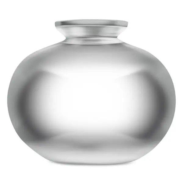 NAMBE Small Metal Posey Vase, 3.5 - Silver