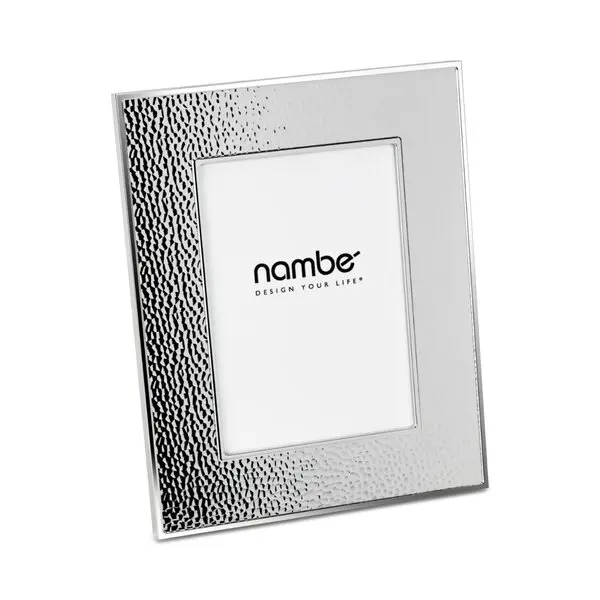 NAMBE Hammered Frame, 5 X 7 - Silver