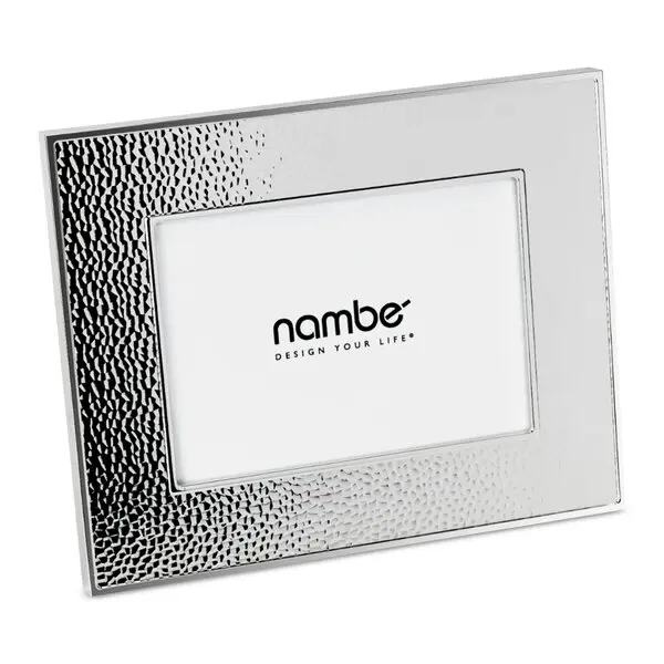 NAMBE Hammered Frame, 5 X 7 - Silver