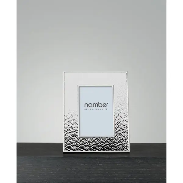 NAMBE Hammered Frame, 5 X 7 - Silver