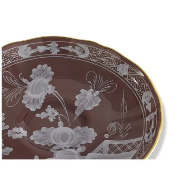 GINORI 1735 Oriente Italiano Coffee Saucer - Brown