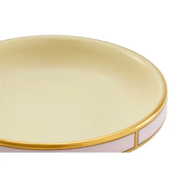 GINORI 1735 Colonna Diva Cover And Butter Plate - Giallo