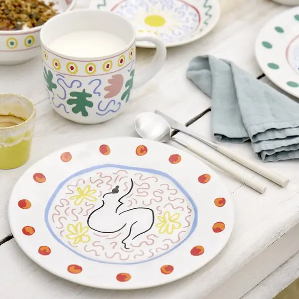 COSTA NOVA Summer Bliss Dessert/salad Plate - Lady
