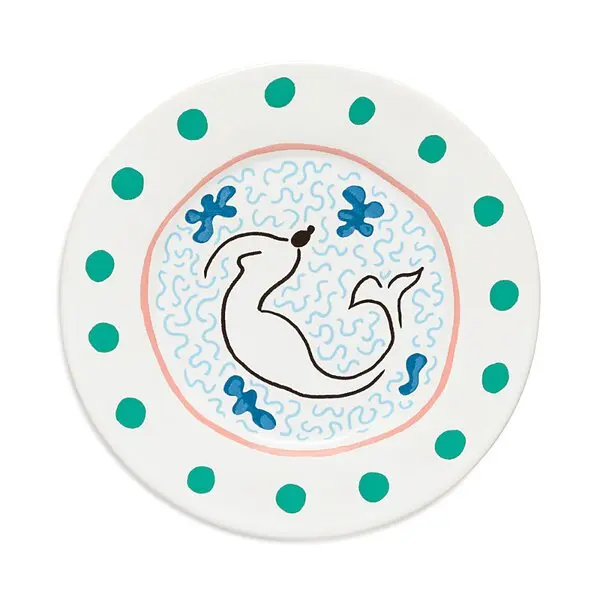 COSTA NOVA Summer Bliss Dessert/salad Plate - Mermaid