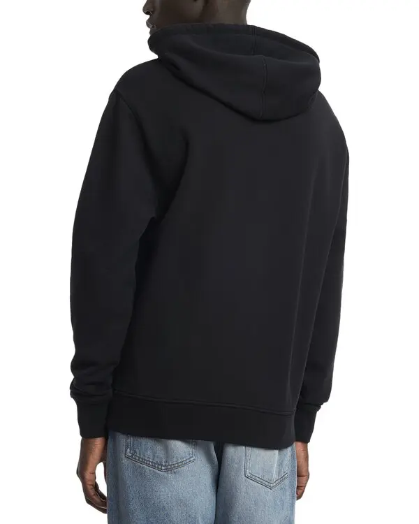 AMI Paris Logo Hoodie - Black