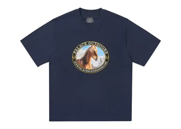 PALACE Equestrian T-shirt - Navy Blue