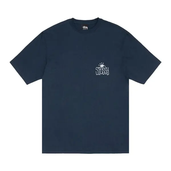 StÜssy Crown International Tee 'navy - Blue