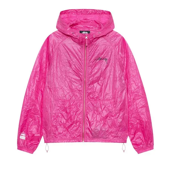 StÜssy Beach Wrinkled Nylon Shell 'magenta - Pink