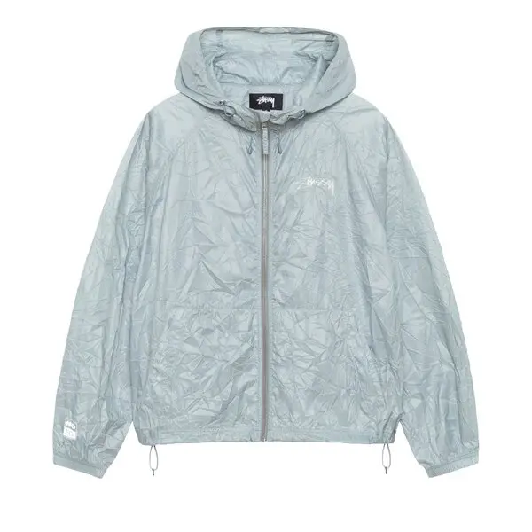 StÜssy Beach Wrinkled Nylon Shell 'slate - Grey