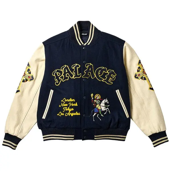 PALACE Saints Varsity Jacket - Blue