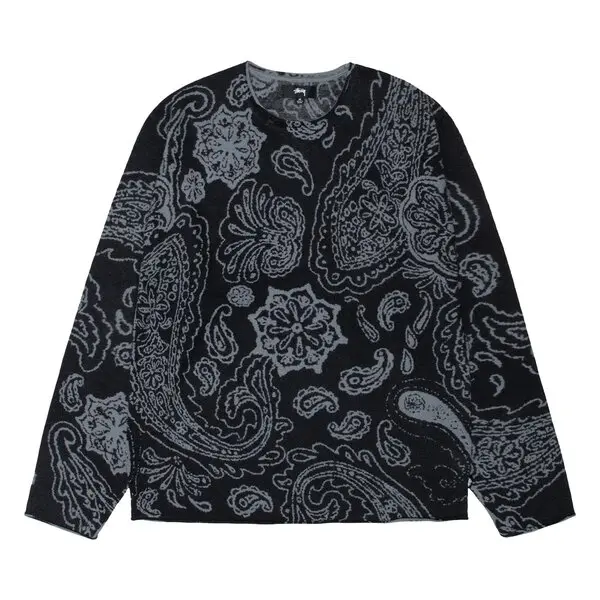 StÜssy Paisley Sweater - Black