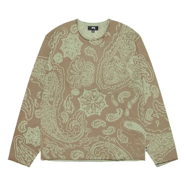 StÜssy Paisley Print Sweater - Brown
