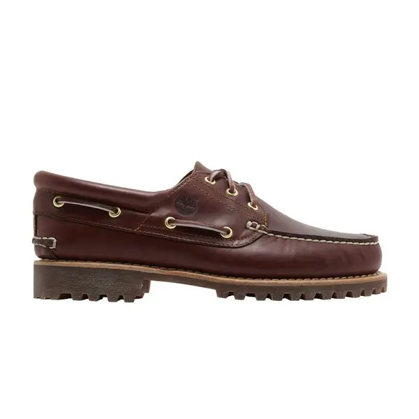 Timberland 3-eye Lug Handsewn Boat Shoe - Red
