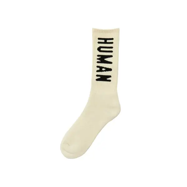 HUMAN MADE Hm Logo Socks - White
