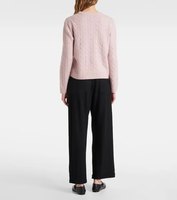 LESET Zoe Cable-knit Sweater