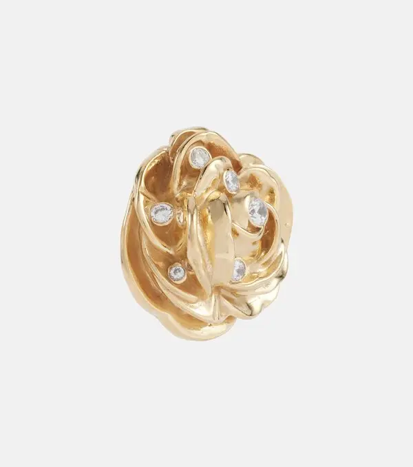 Magda Butrym Floral Embellished -plated Earrings