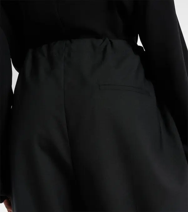 Khaite Trenton Wool Wide-leg Pants