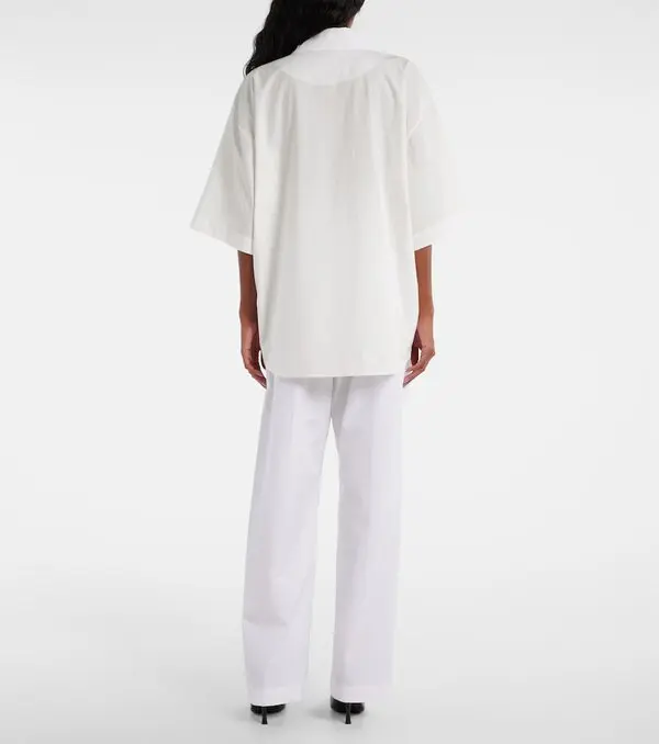 Khaite Owen Cotton Poplin Shirt