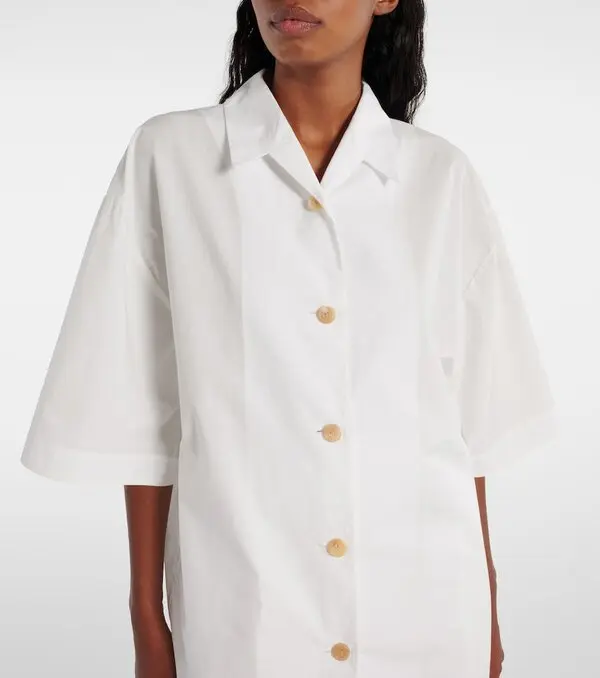 Khaite Owen Cotton Poplin Shirt