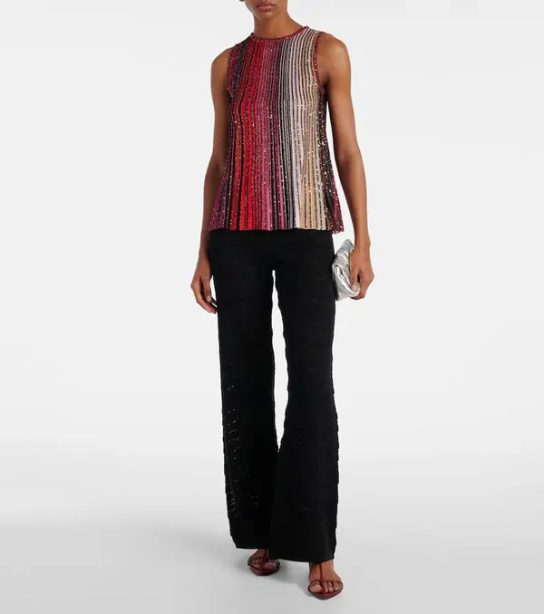 Missoni Zig Zag Straight Leg Pants