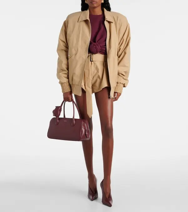 Magda Butrym Oversized Cotton-blend Bomber Jacket