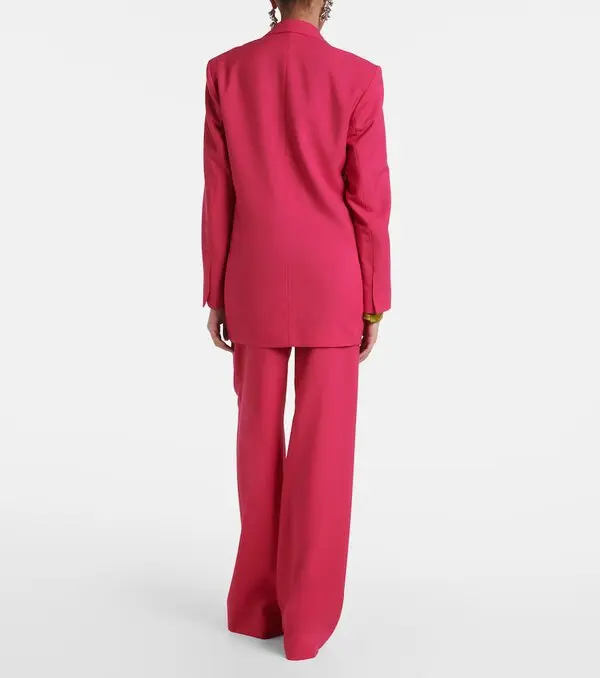 Dries Van Noten Oversized Wool And Mohair Blazer