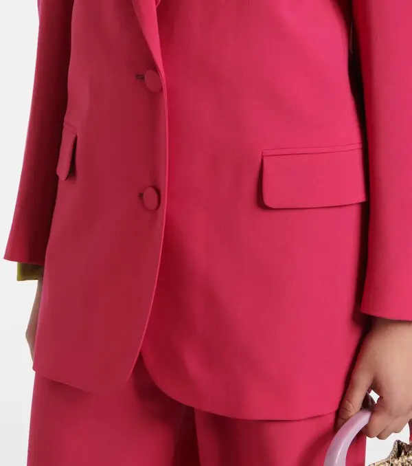 Dries Van Noten Oversized Wool And Mohair Blazer