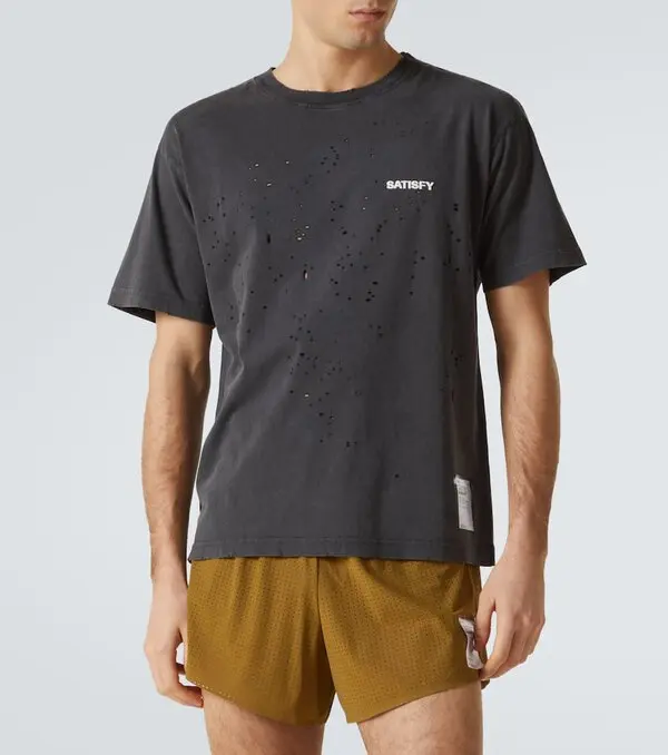 Satisfy Mothtech Cotton Jersey T-shirt - Black