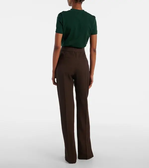 Jacquemus Tibau High-rise Straight Pants