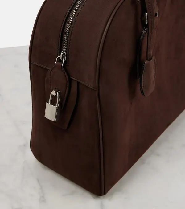 THE ROW India 12 Suede Tote Bag - Brown