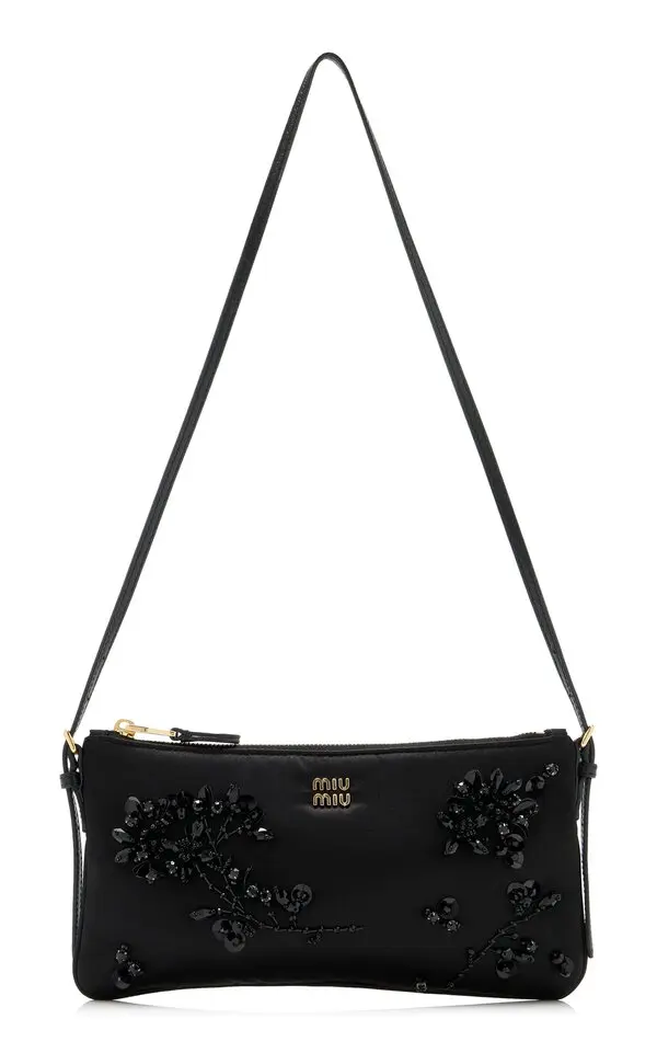 Miu Miu Embellished Shoulder Bag