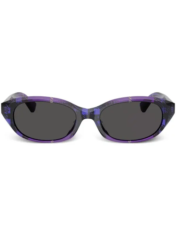 Burberry Be4447d Sunglasses - Purple