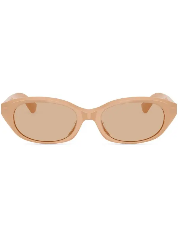 Burberry Rectangle Frame Sunglasses - Neutrals