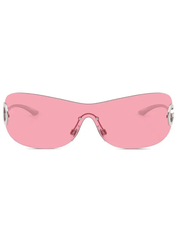 Dolce & Gabbana Shield-frame Sunglasses - Silver