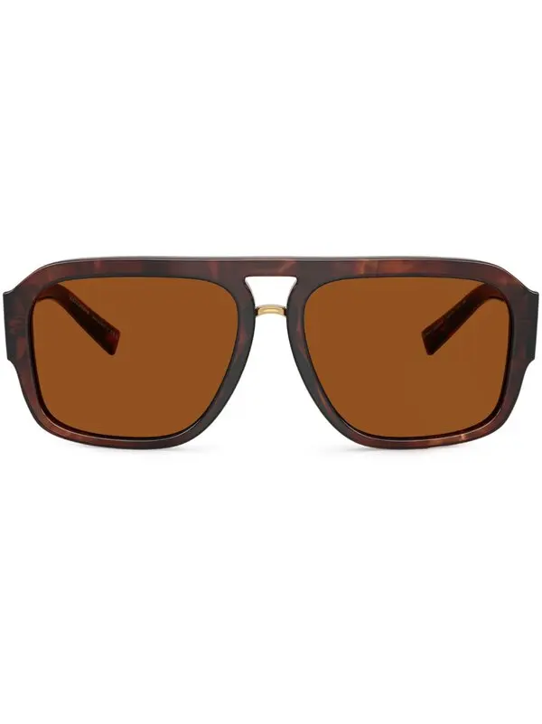 Dolce & Gabbana Pilot Sunglasses - Brown