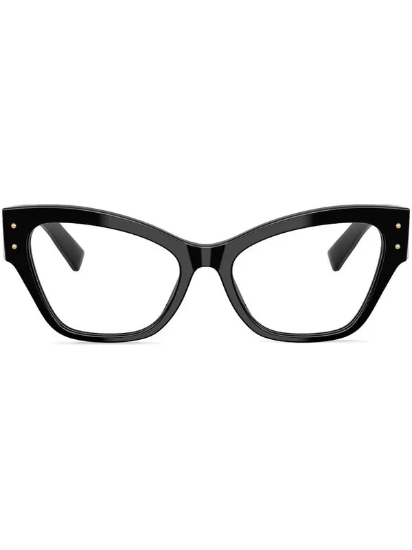 Dolce & Gabbana Cat-eye Glasses - Black