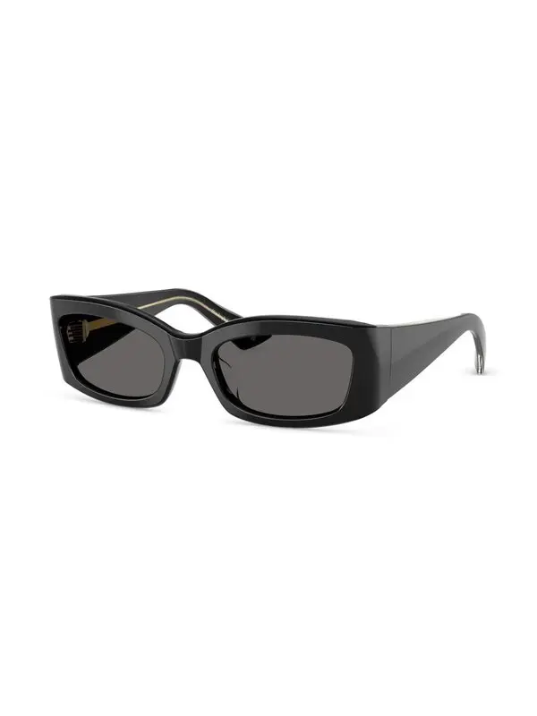 Oliver Spencer 1993c Rectangular Sunglasses - Black