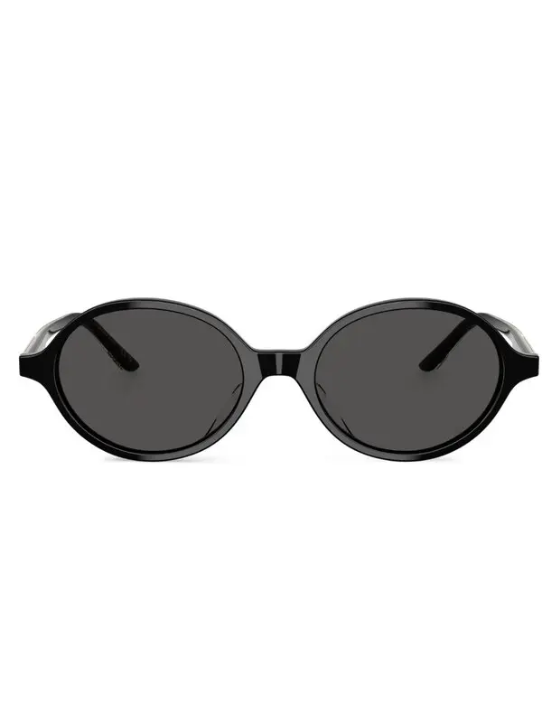 Oliver Spencer Round-frame Sunglasses - Black
