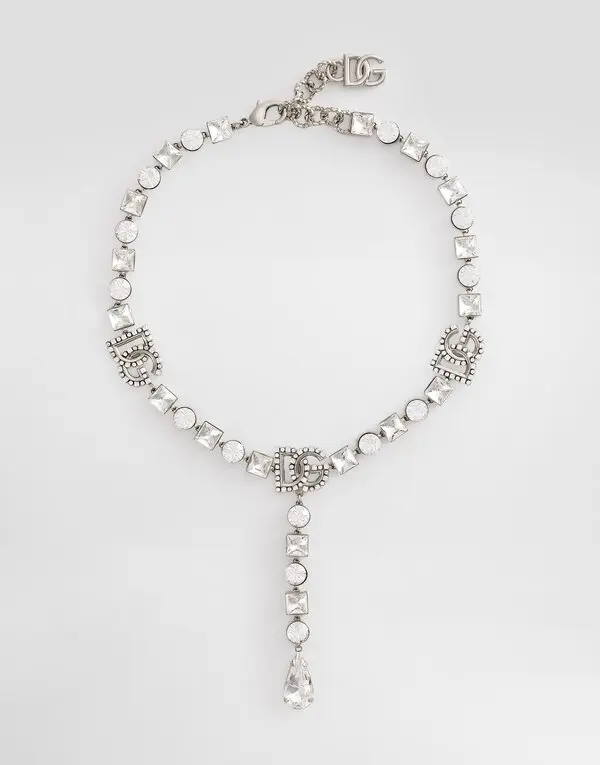 Dolce & Gabbana Choker With Rhinestone Embellishment - Silver