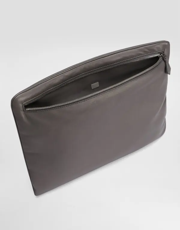 Dolce & Gabbana Calfskin Nappa Leather Pouch