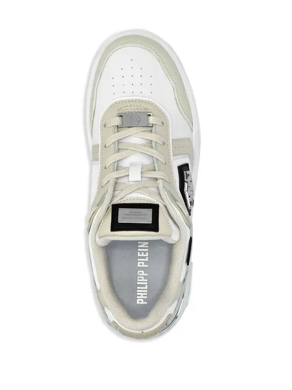 Philipp Plein Sk8r Plein Low-top Sneakers - Neutrals
