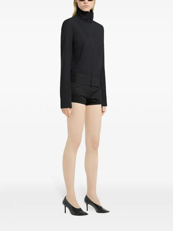 COURREGES Belted Mini Shorts