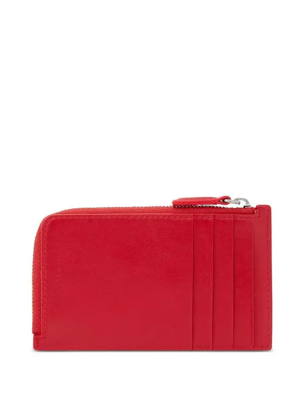 COURREGES Leather Wallet - Red