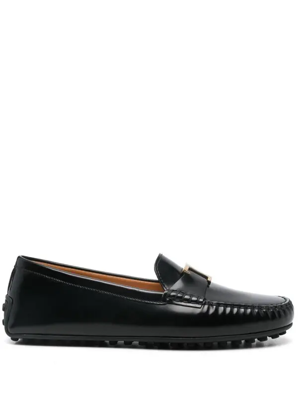 TOD'S T Timeless Leather Loafers