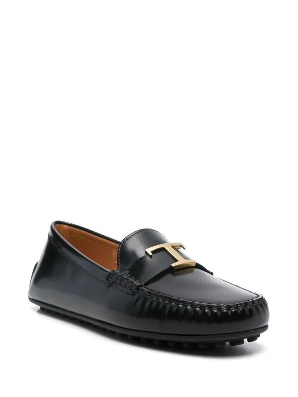 TOD'S T Timeless Leather Loafers