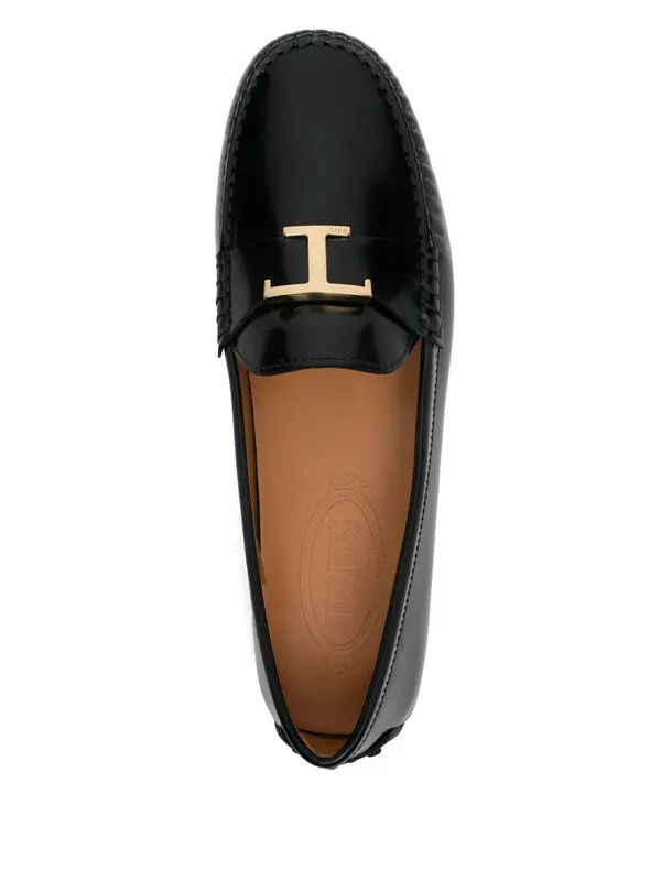TOD'S T Timeless Leather Loafers